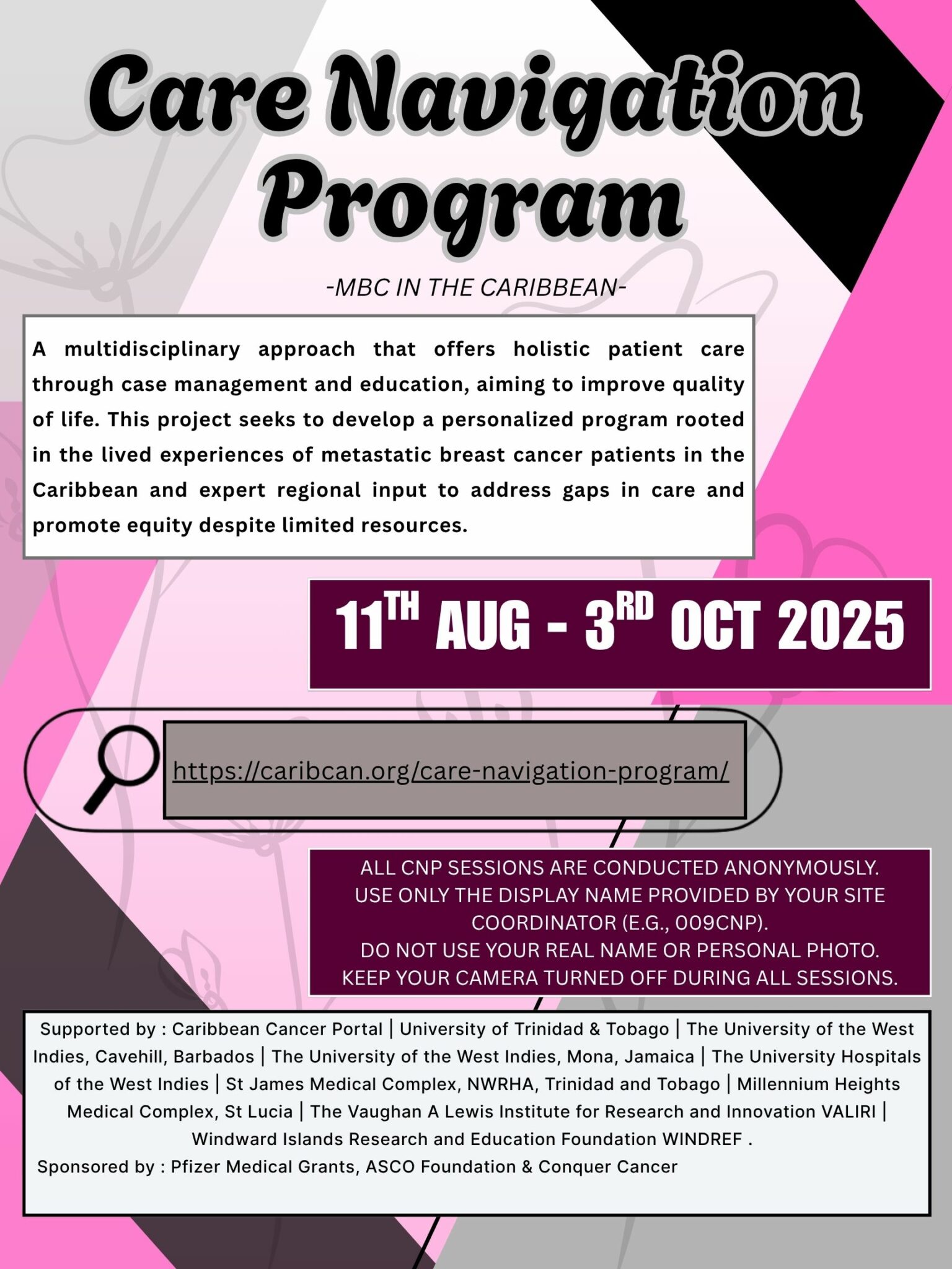 Care Navigation Program – Caribbean Cancer Portal